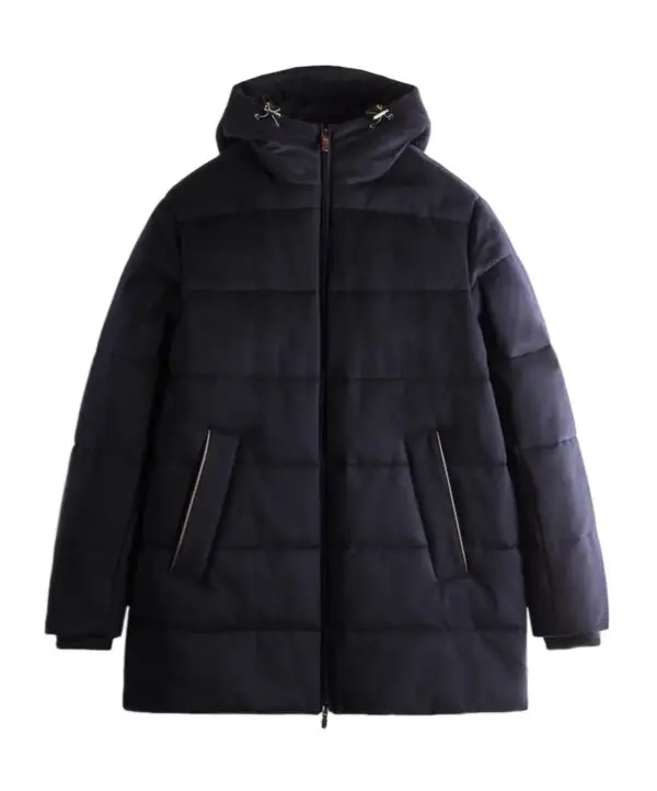 TOD'S Hooded Cotton-padded Jacket