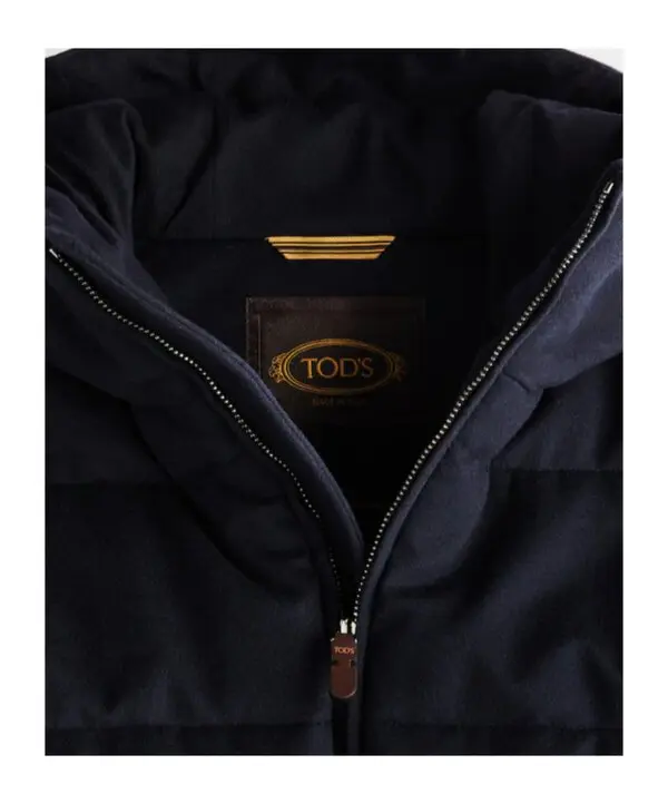 TOD'S Hooded Cotton-padded Jacket