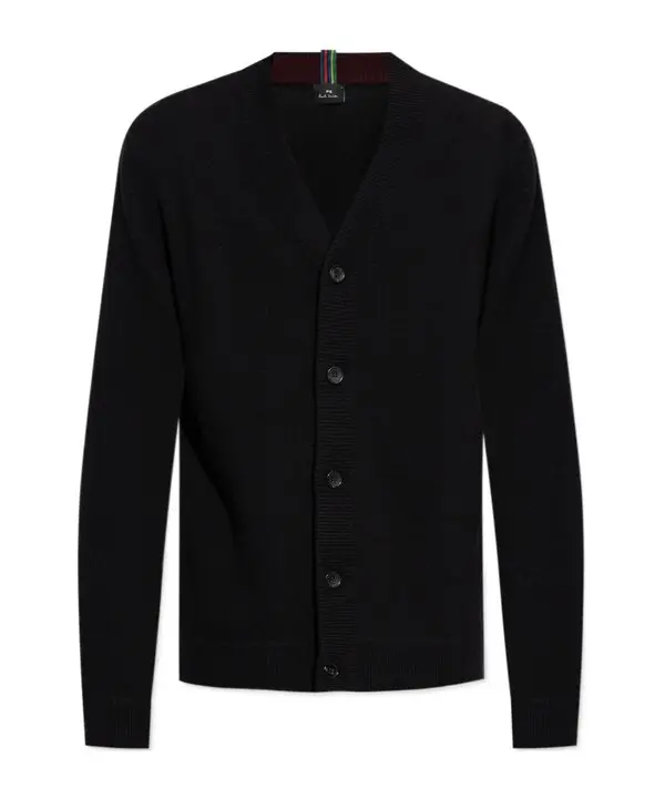 Paul Smith Merino-wool Cardigan - Black