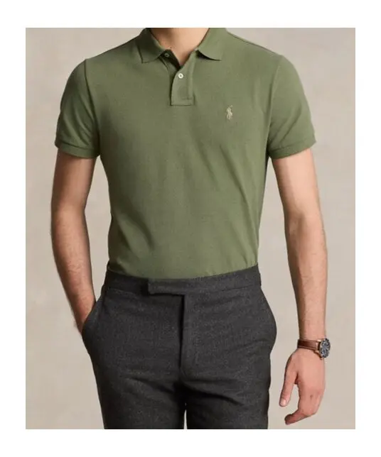 Polo Ralph Lauren Logo-embroidered Straight Hem Polo Shirt