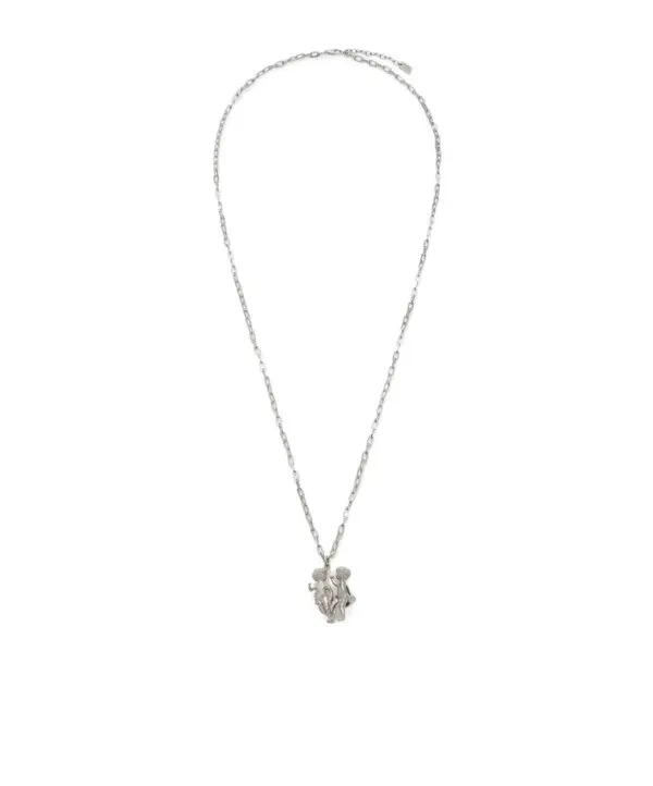 Fendi Gemini Zodiac Pendant Necklace