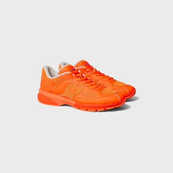 Celine Runner Sneaker In Calfskin And Mesh