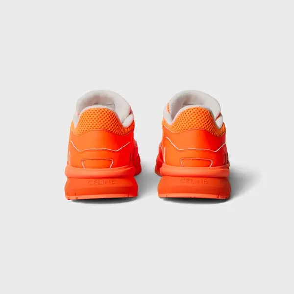 Celine Runner Sneaker In Calfskin And Mesh