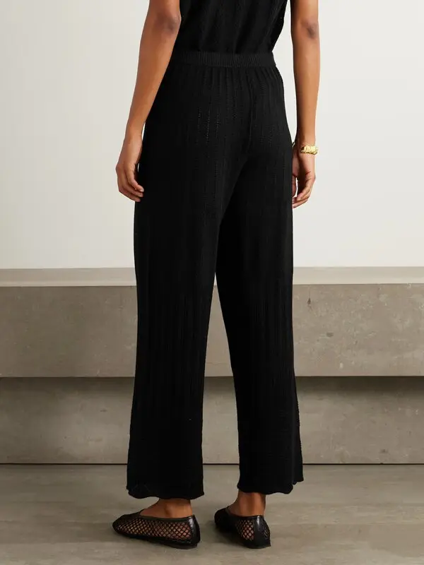 ERES Knitted Wide-leg Trousers