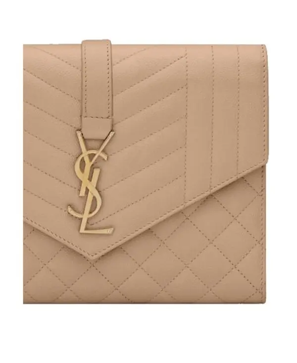 Saint Laurent Monogram Envelope Clutch Bag