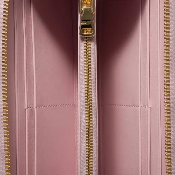Miu Miu Large Matelassé Nappa Leather Wallet