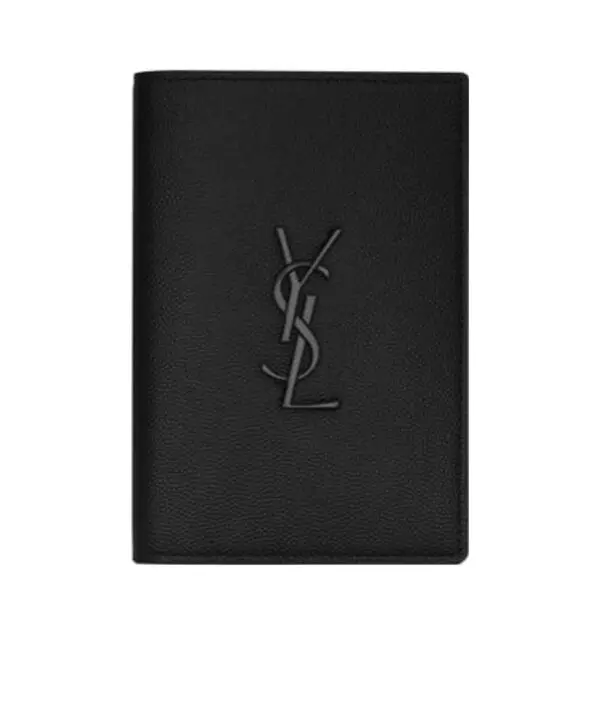Saint Laurent Monogram Bi-fold Passport Case