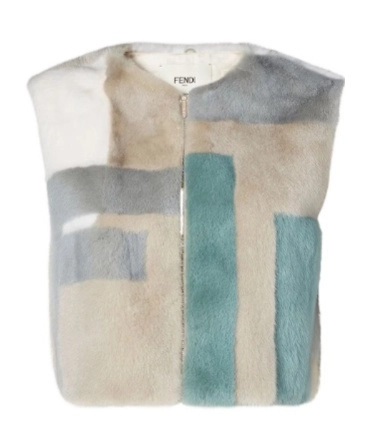 Fendi Wool Double Fabric Blouson With Detachable Mink Vest