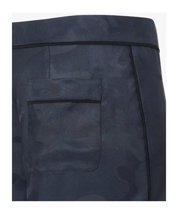Fendi Patchwork Silk Trousers