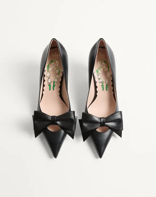 Valentino Garavani Bow Detail Pointed Toe Pumps