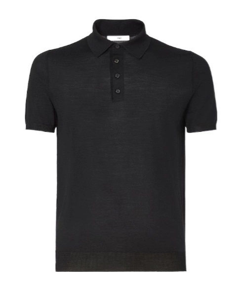 Fendi Wool Polo Shirt