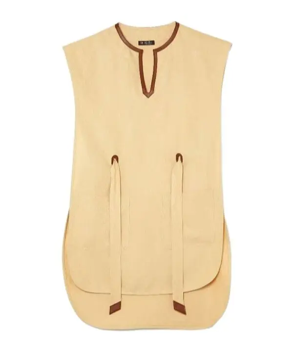 Loro Piana Sleeveless Collared Dress
