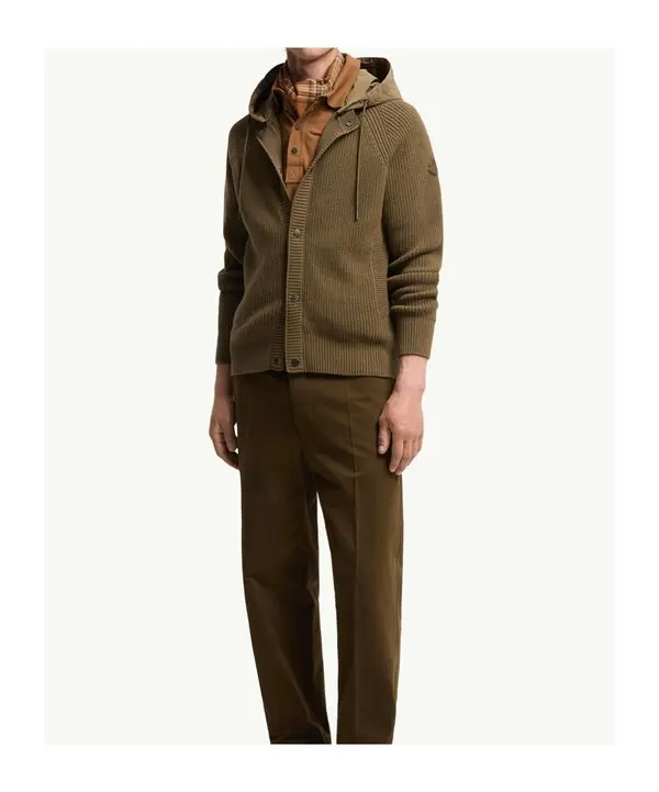 Moncler Wool Cashmere Blend Hoodie