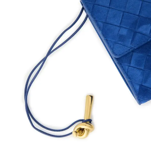 Bottega Veneta Sue Andiamo Clutch - Blue