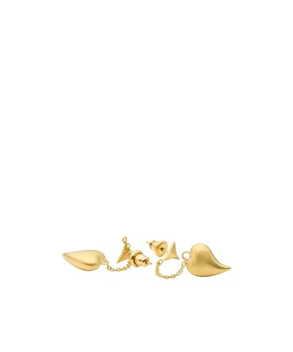 Fendi Heartbeat Pendant Earrings