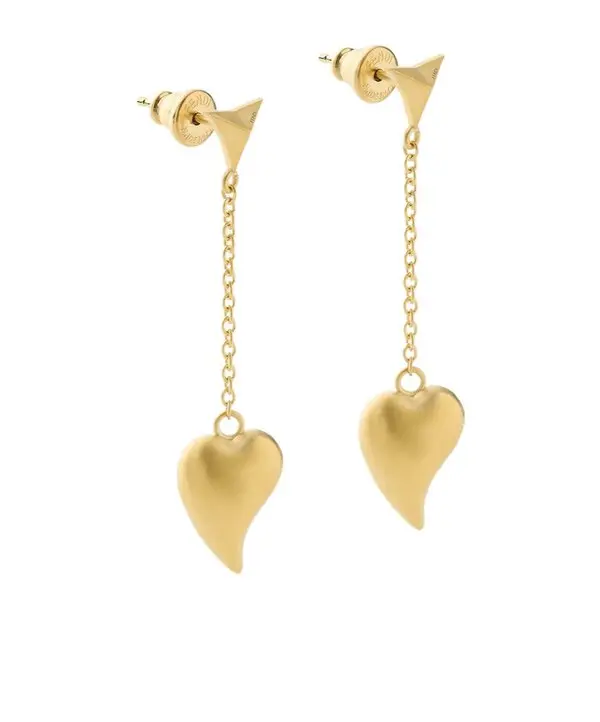 Fendi Heartbeat Pendant Earrings