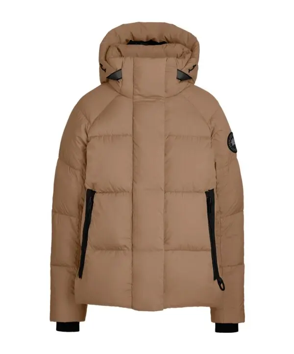 Canada Goose Junction Down Jacket With Hidden Snaps And Drawstring Hem