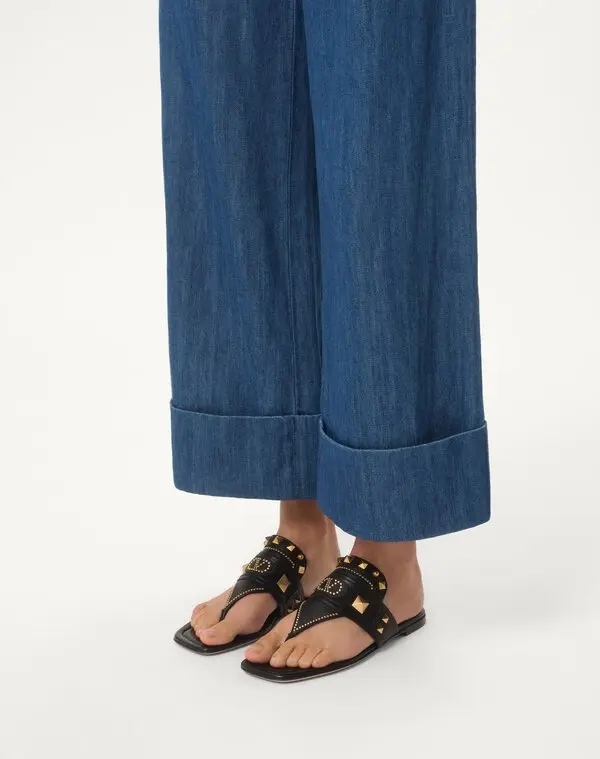 Valentino Garavani Rockstud Slip-on Flip Flops