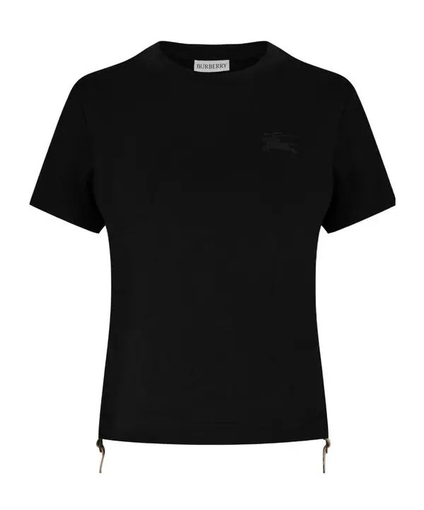 Burberry Solid Color Crew Neck Short Sleeve