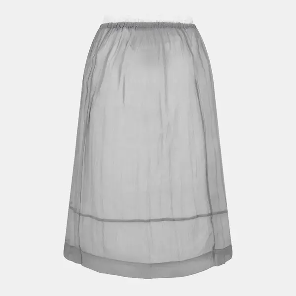 Prada Embroidered Floral Skirt
