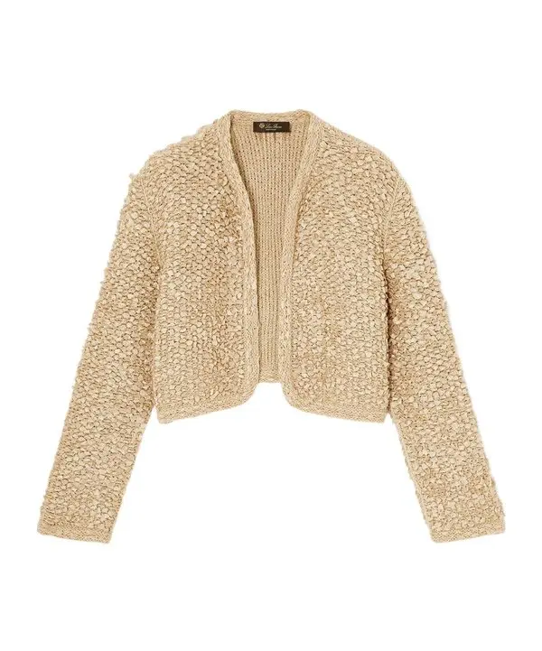 Loro Piana Tosca Textured Knit Jacket