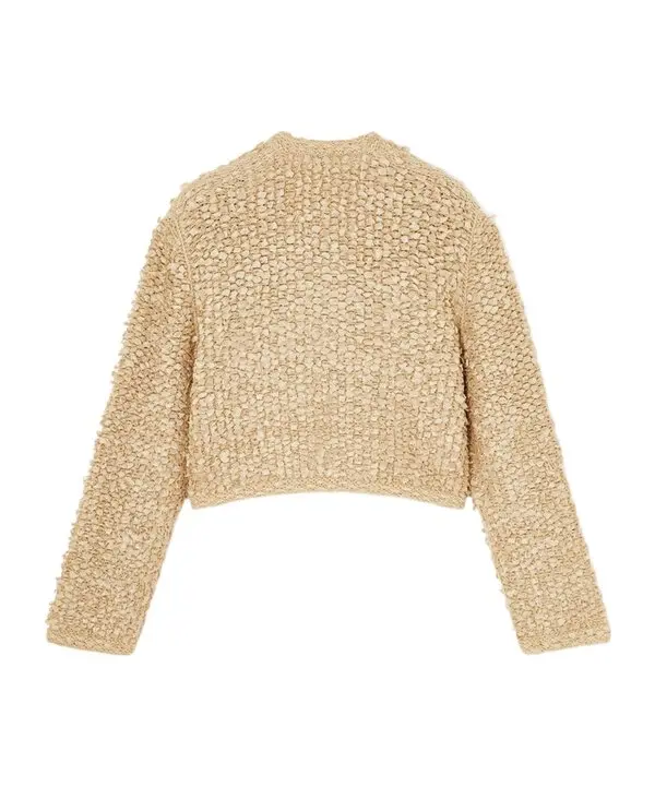 Loro Piana Tosca Textured Knit Jacket