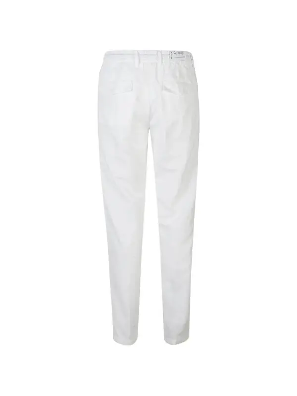 Eleventy Drawstring Trousers - White