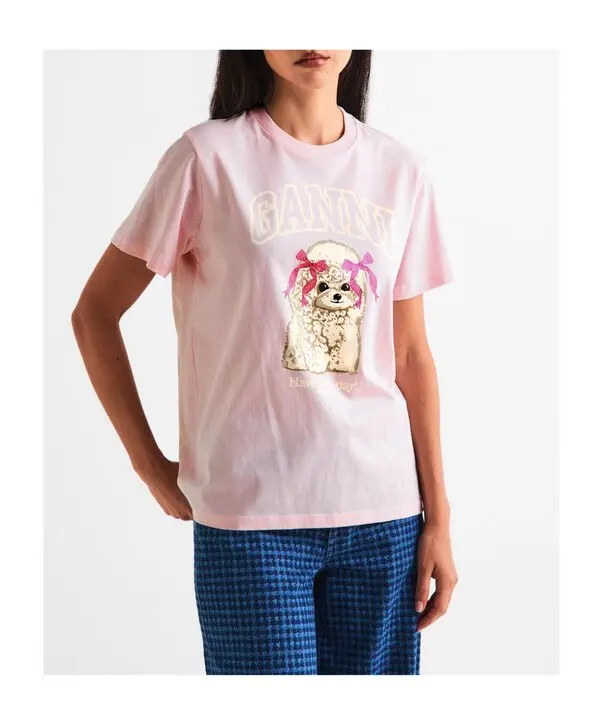 GANNI Graphic T-shirt