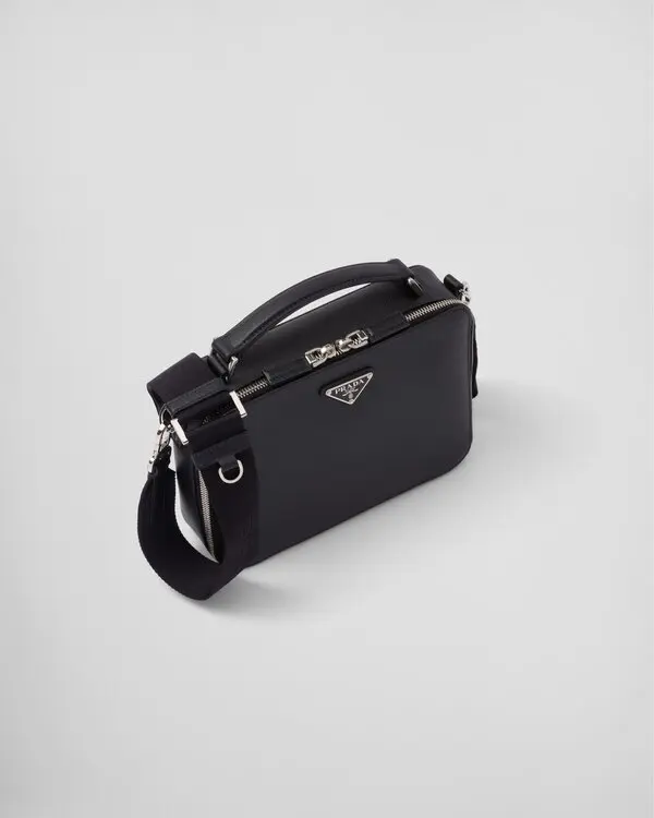 Prada Brique Medium Saffiano Leather Bag