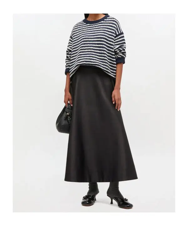 GANNI Striped Wool Jumper