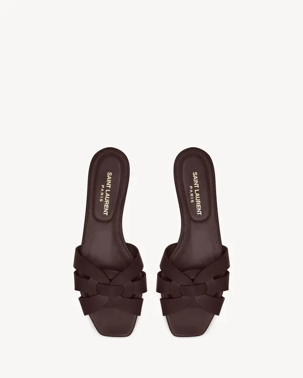 Saint Laurent Tribute Sandals - Black