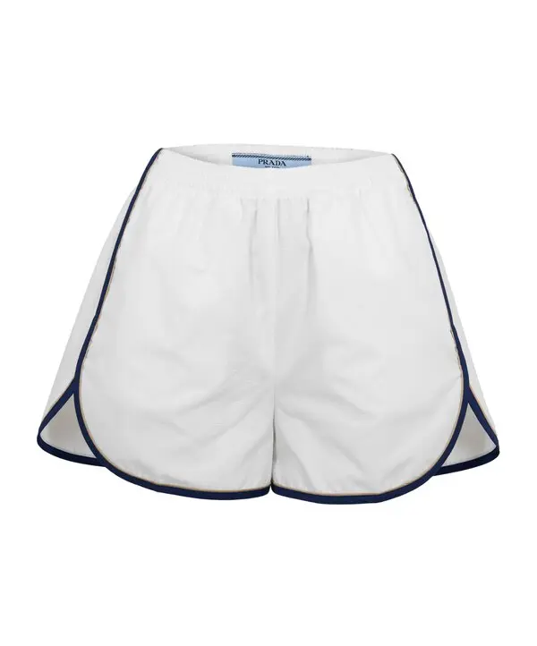 Prada Nylon Shorts - White