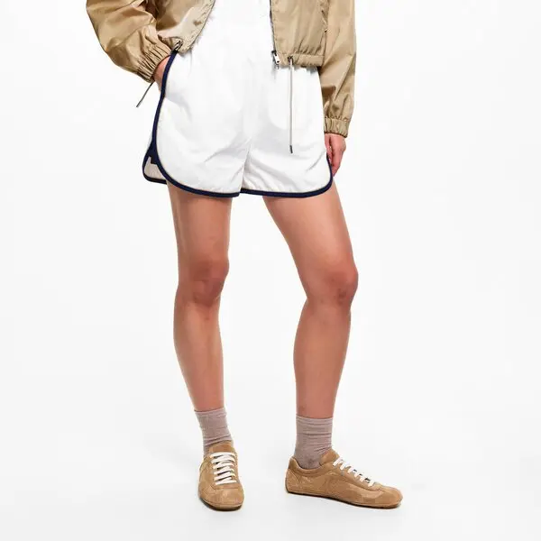 Prada Nylon Shorts - White