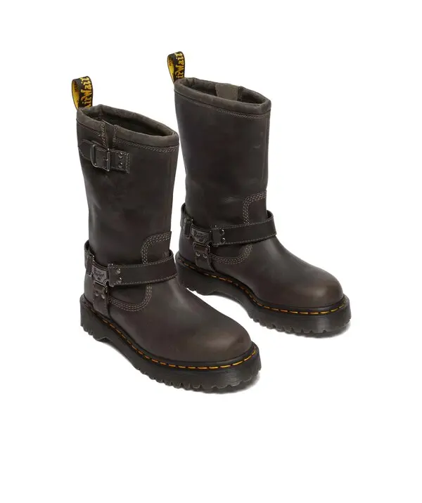 Dr. Martens Buckled Mid Calf Boots