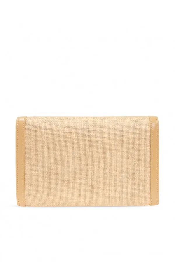 Saint Laurent Uptown Raffia Shoulder Bag