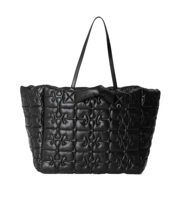 GANNI Diamond Lattice Tote Bag
