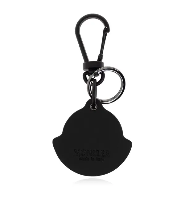 Moncler Embossed Logo Keyring With Climbing Hooks
