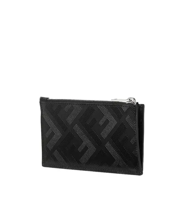 Fendi Ff-pattern Zip Cardholder