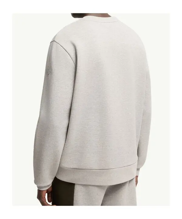 Moncler Monduck Cotton Sweatshirt - Light Gray