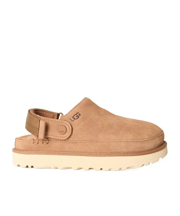 UGG Goldenstar Logo Detail Sandals - Nude