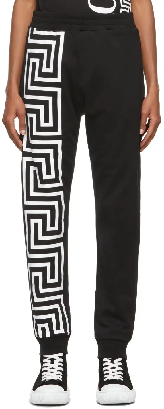 Versace Greca Motif Printed Sweatpants