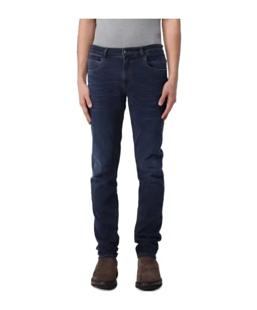 FAY Slim Fit Five Pocket Jeans - Black