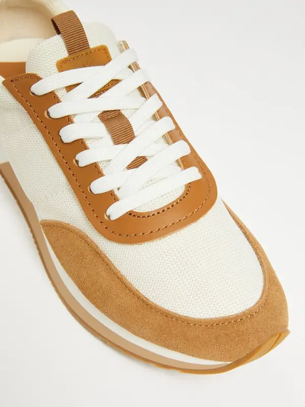Max Mara Colorblock Lace-up Sneakers