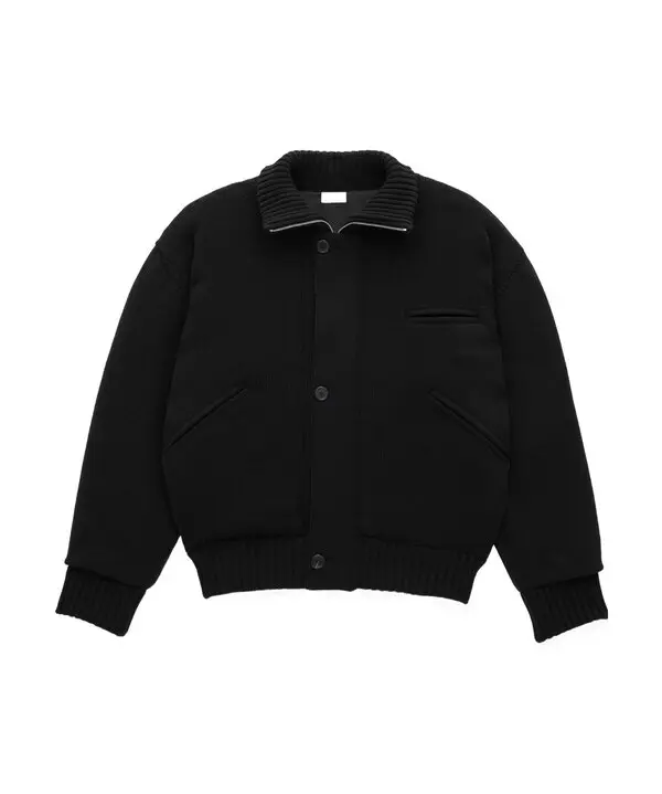 Saint Laurent Button Detailed High-neck Cardigan Jacket