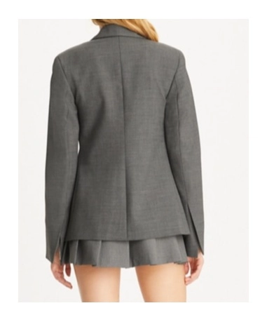 Tory Burch Single Buttoned Flannel Blazer