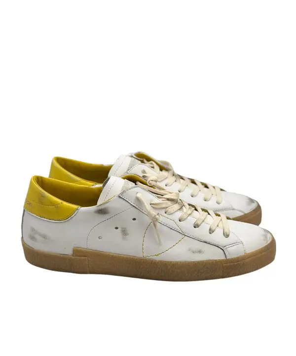 Philippe Model Round Head Low-cut Casual Shoes