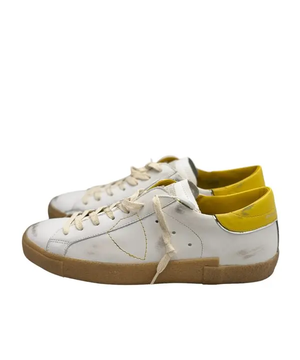 Philippe Model Round Head Low-cut Casual Shoes