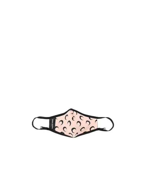 MARINE SERRE Moon-print Face Mask - Nude