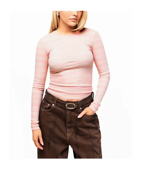 GANNI Long Sleeve Striped T-shirt