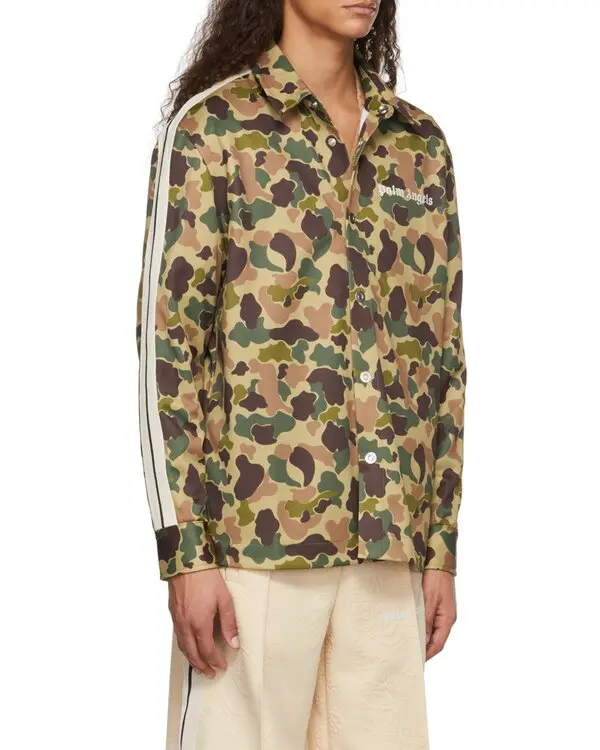 Palm Angels Camouflage-print Track Shirt